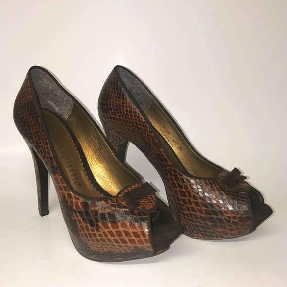 Carlo Rossetti | Shoes | Carlo Rossetti Peep Toe High Heels | Poshmark